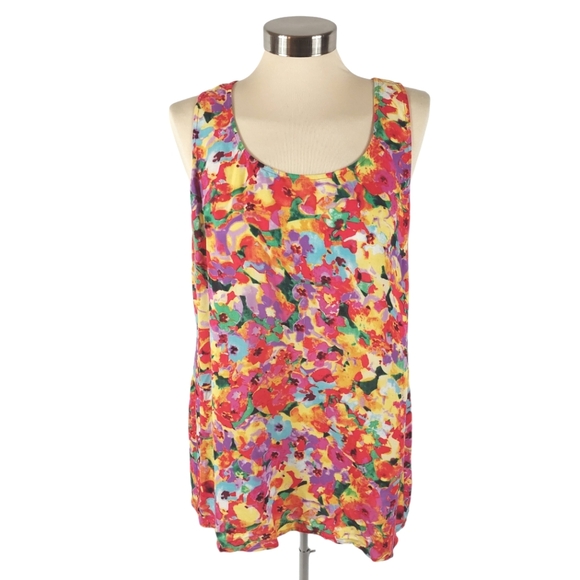 CAbi | Tops | Cabi Luisa Floral Tank Top | Poshmark
